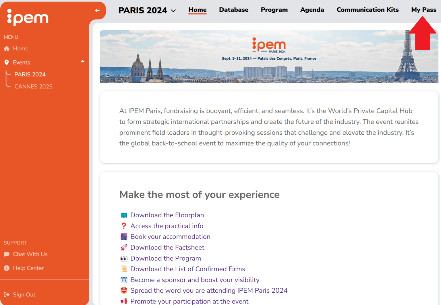 Your Pass & Wristband - IPEM