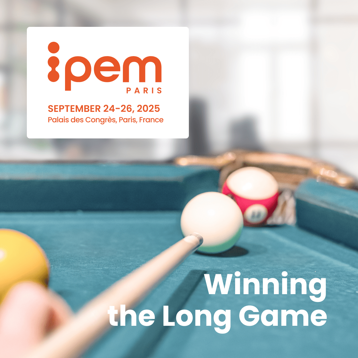 IPEM Paris 2025 Program, Sept. 24-26 IPEM Paris 2025 Program, Sept. 24-26